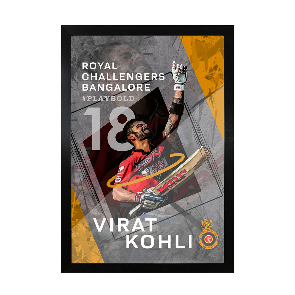Virat Kohli RCB Frame – Frameo Store