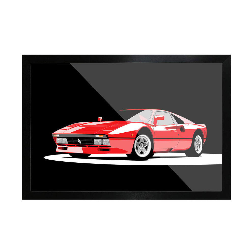Ferrari 288 GTO Poster | Vintage Car Frames – Frameo Store