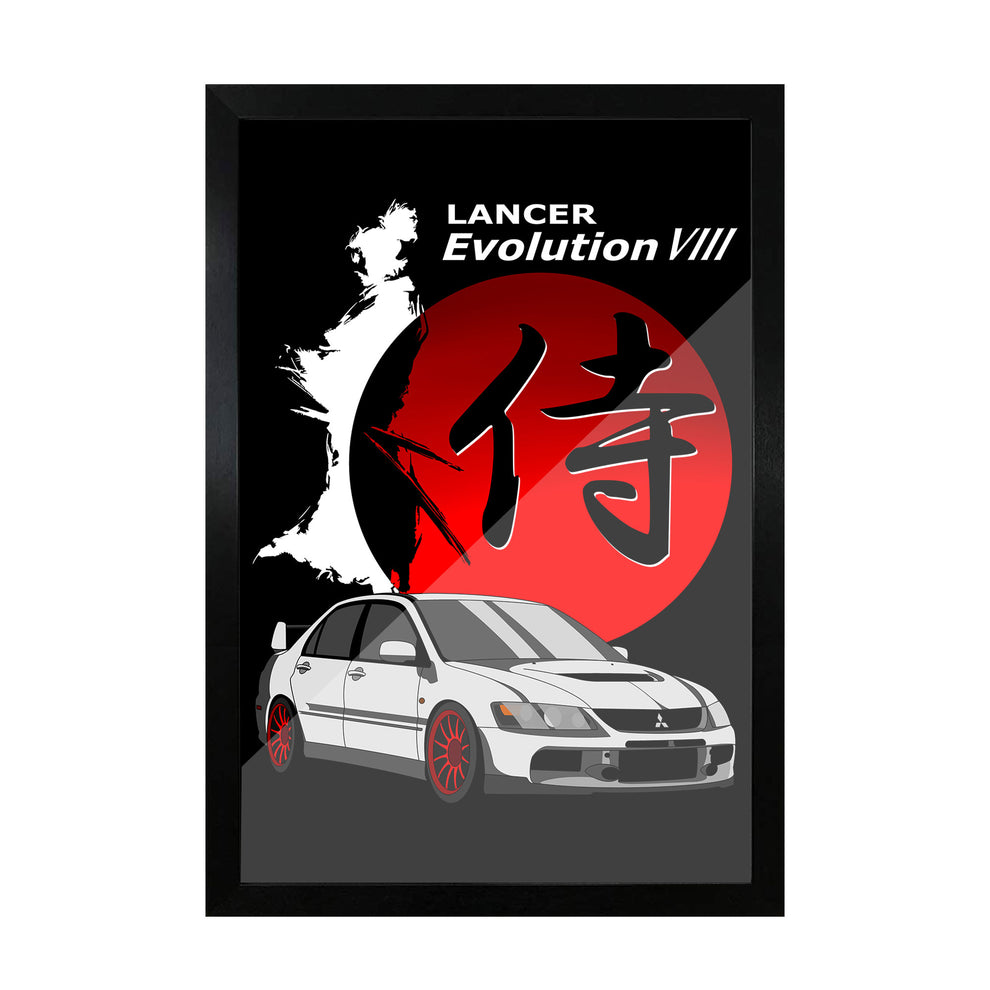 Lancer EVO Art Frame | JDM Posters – Frameo Store