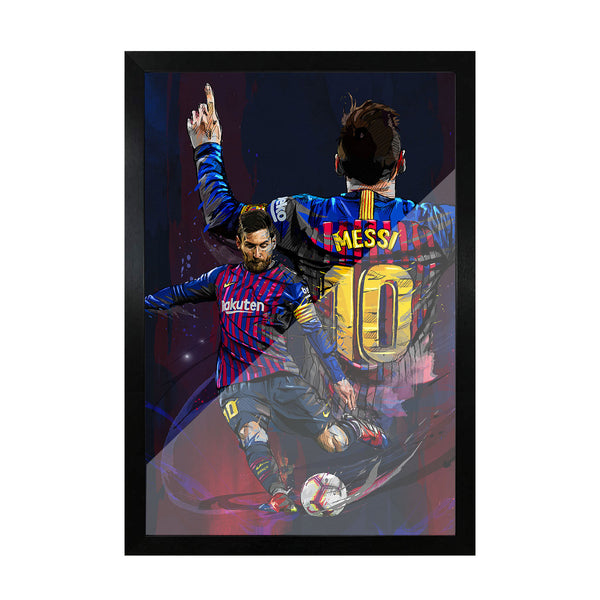 Messi FC Barcelona Framed Poster – Frameo Store
