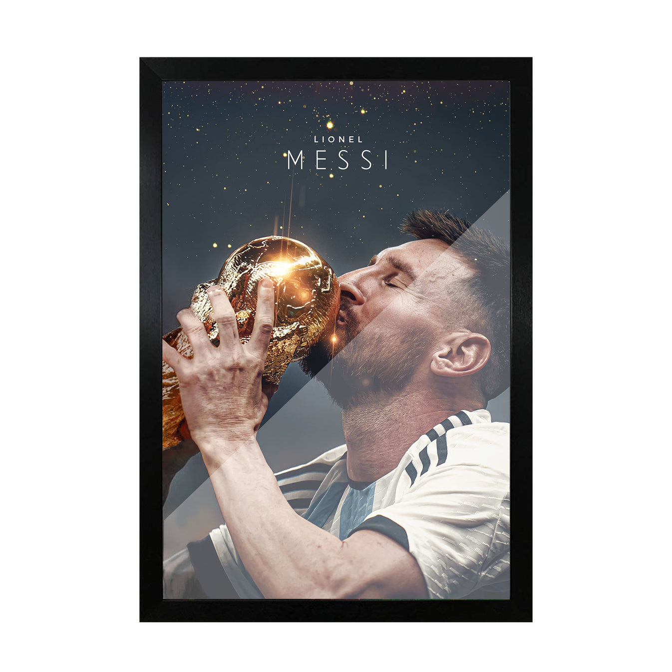 Lionel Messi World Cup Art Framed Poster – Frameo Store